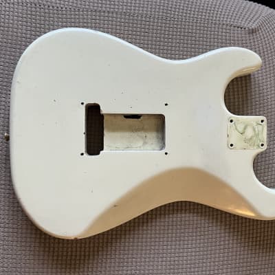 S Style Guitar Body - White | Reverb