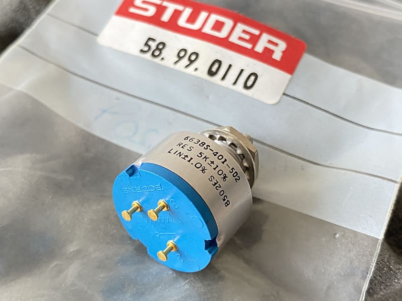 1985 Studer A80/A800 Potentiometer Original Part 58.99.0110 | Reverb