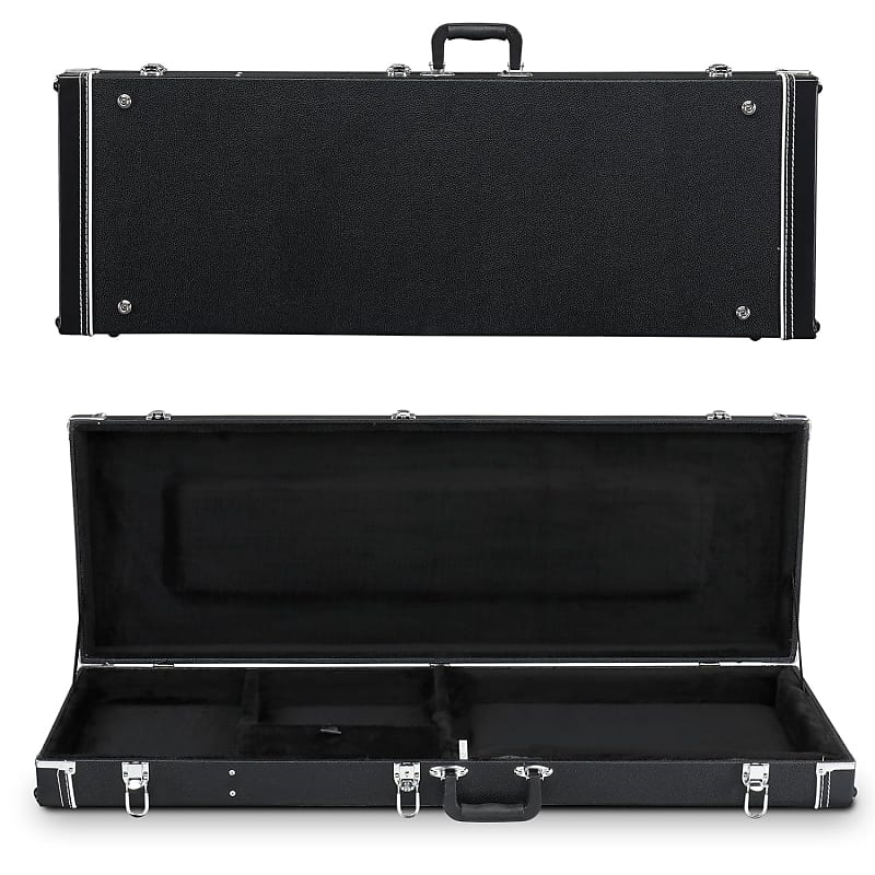 Electric Guitar Hard Case, Rectangle Wooden Hard-Shell | Reverb