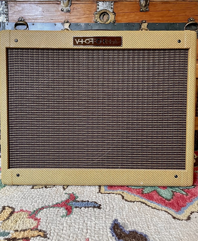 Victoria Vicky Verb Jr. Tweed w/ Cover 2019 | Reverb