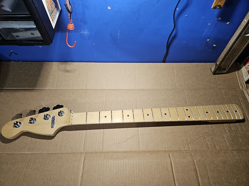 Warmoth P Bass Neck Left Handed Maple with Schaller | Reverb Australia