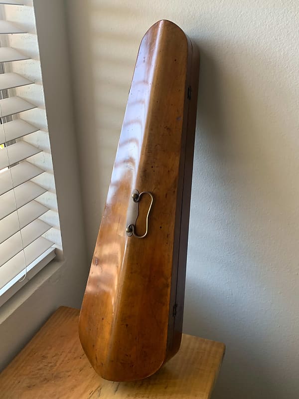 Antique 4/4 Violin Hardshell Case Aged Wood 1920's Natural | Reverb