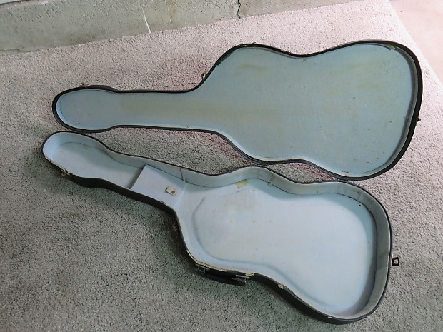 Vintage 1960s Offset Guitar Case Fits 40X14X3 Harmony | Reverb