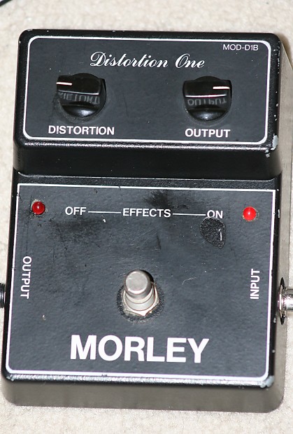 Vintage Morley Distortion One MOD-D1B Guitar Effects Pedal. | Reverb