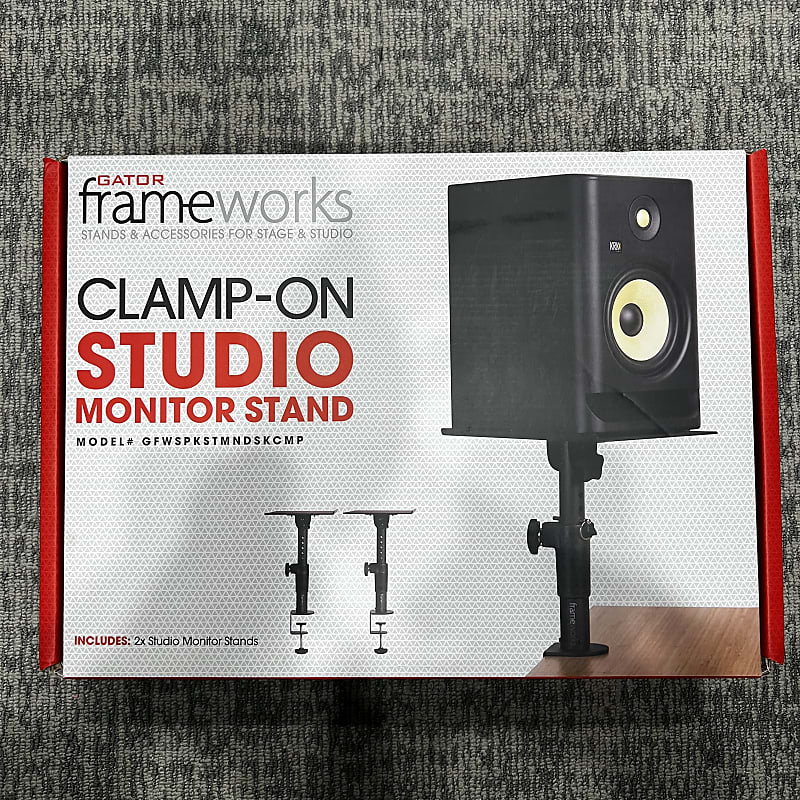 Gator Frameworks Clamp-On Studio Monitor Stands | Reverb