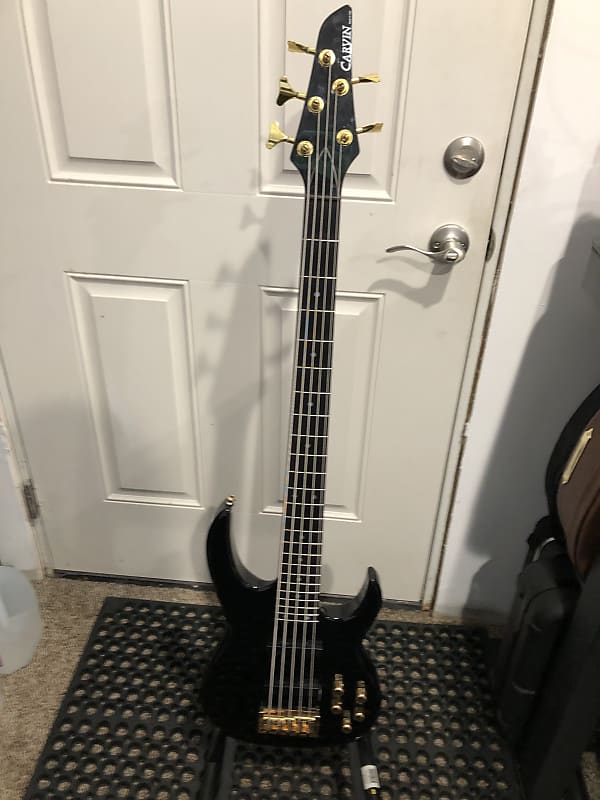 Carvin LB-75 Five String Thru Body Neck Active Electonics | Reverb