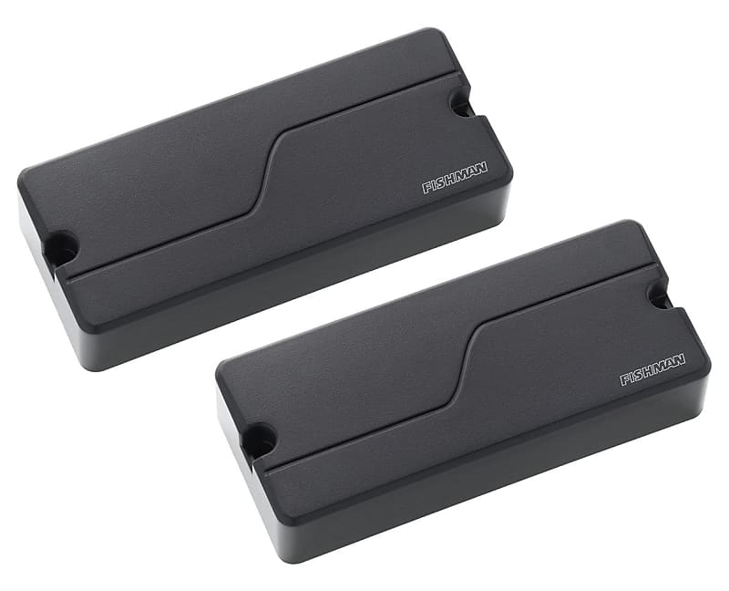 Fishman Fluence Modern 7-String Humbucker Set - Black Plastic | Reverb