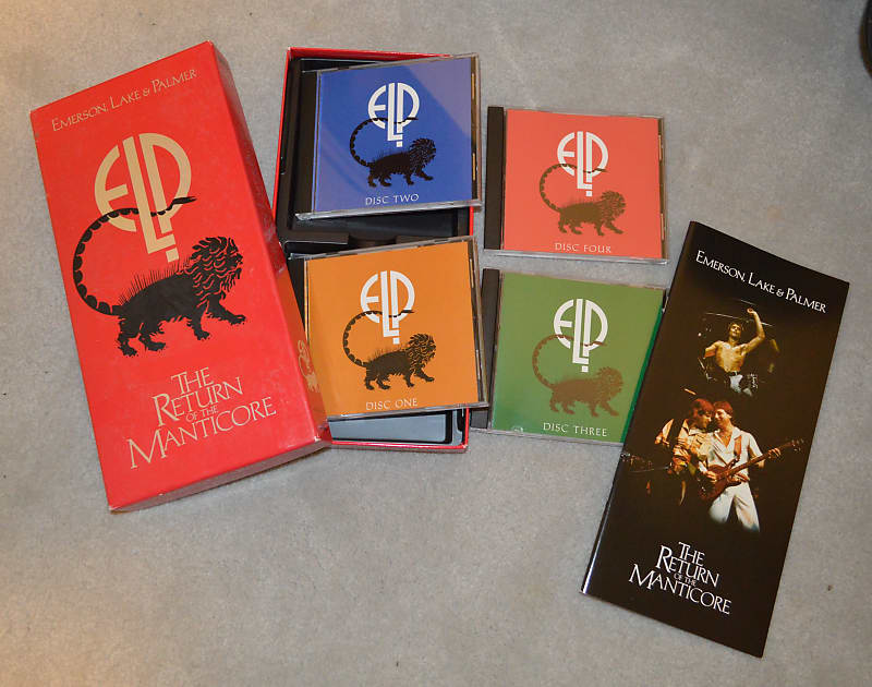 ELP The return of the Manticore 4 CD Set with Booklet | Reverb UK