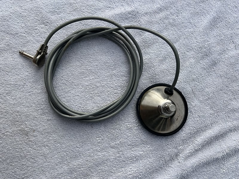 Fender One Button Foot Switch 1960’s-70’s - Silver Chrome | Reverb