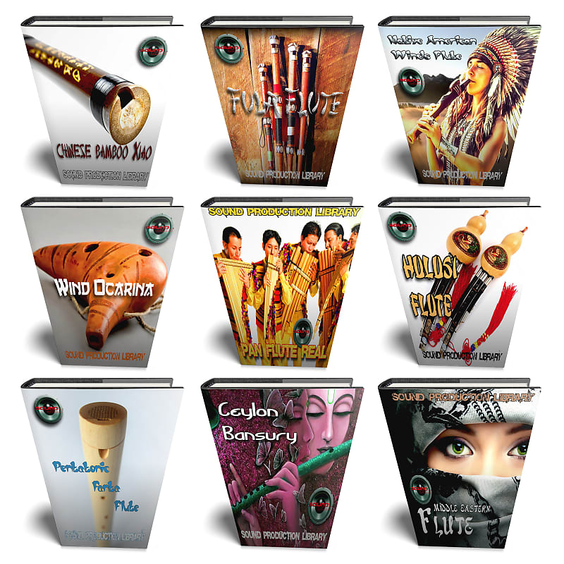 Ethnic Flutes MEGA Bundle - 9 Large Original Samples/Loop | Reverb