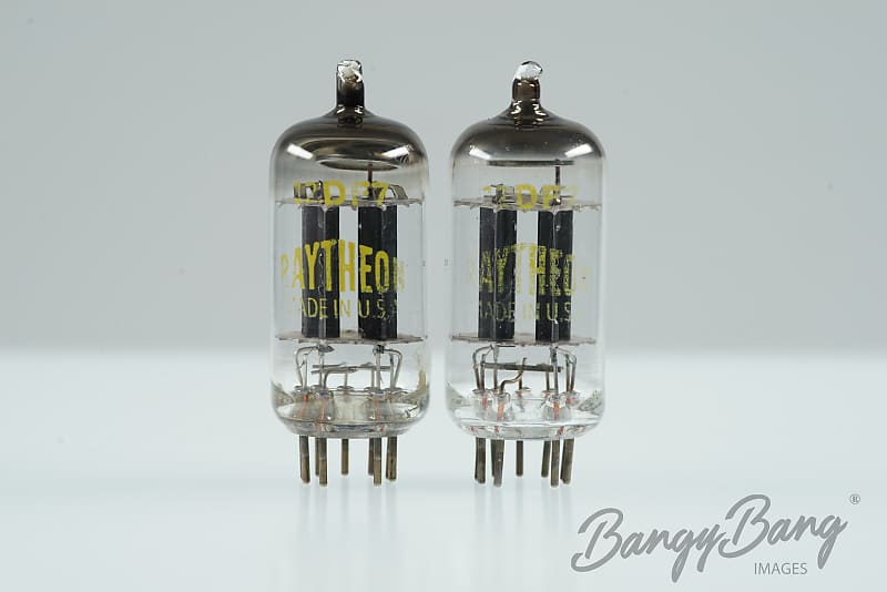 Platinum Matched Pair Raytheon 12DF7 Premium Audio Tube Valve | Reverb