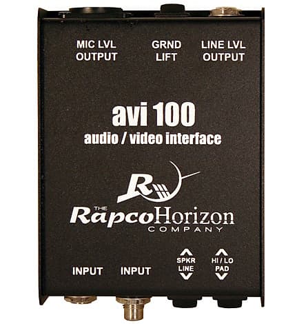Rapco AVI-100 Audio / Video Interface Direct Box | Reverb