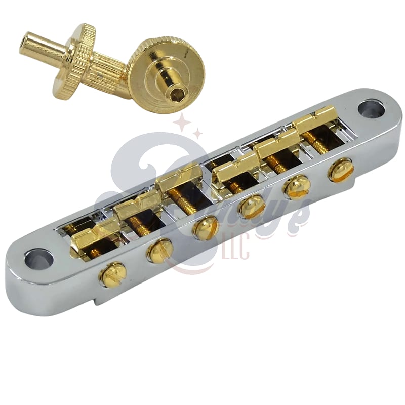 Advanced Plating | "Pinnacle" Tune-O-Matic TOM Two-Tone | Reverb