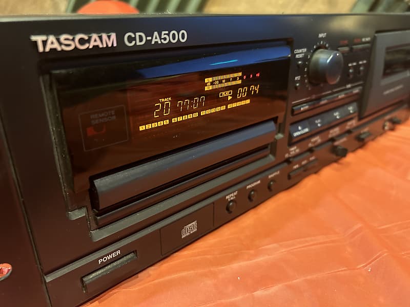 *Vintage* 1999 Tascam CD A500 - Rackmount Combo CD Player | Reverb