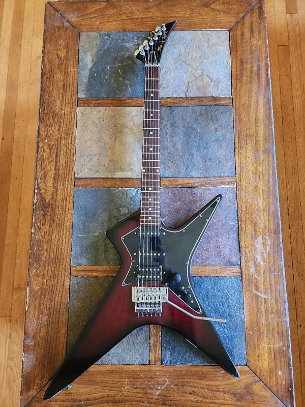 Black Rock X star HSS neck-thru Explorer USA 1980s Spectre | Reverb