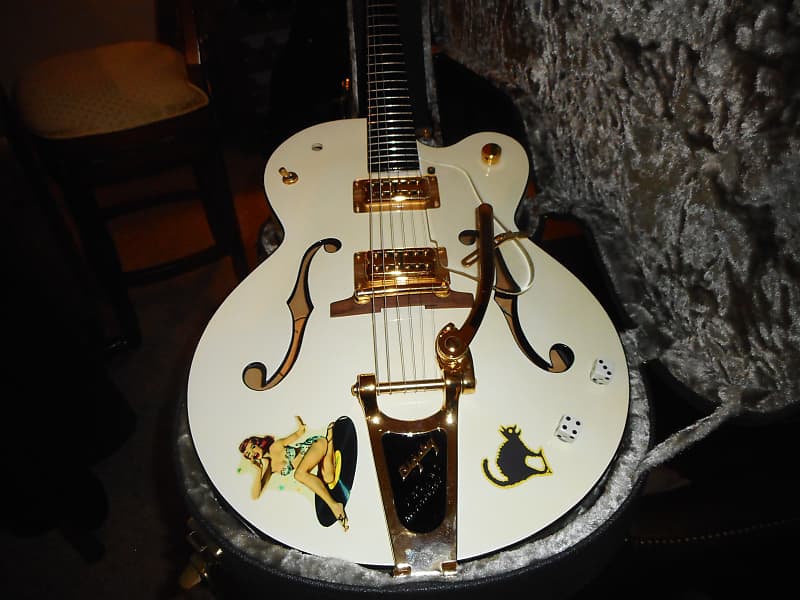 Greco Super Real FA-6120-WH Brian Setzer Tribute 1988 - White | Reverb