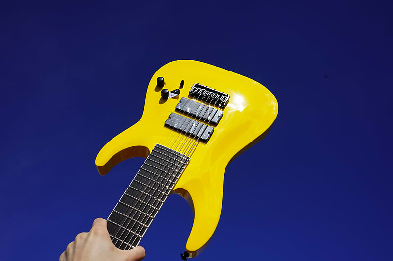 ESP LTD SC-608B Stephen Carpenter Yellow 8-String Guitar w/ | Reverb