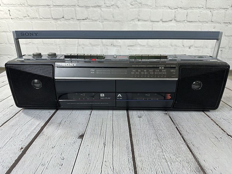 SONY CFS-W301 Boombox Radio Cassette Recorder | Reverb