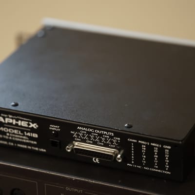 Aphex 141-B, D/A Converter (8-channels of ADAT audio in, | Reverb