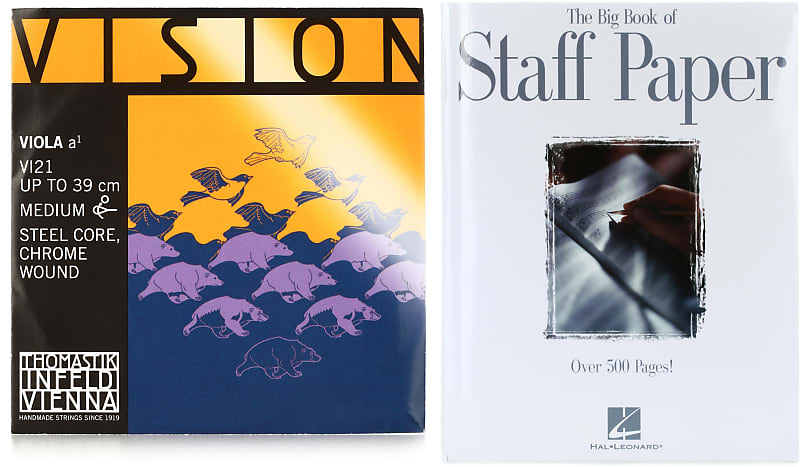 Thomastik-Infeld VI21 Vision Viola A String - 4/4 Size Chrome | Reverb
