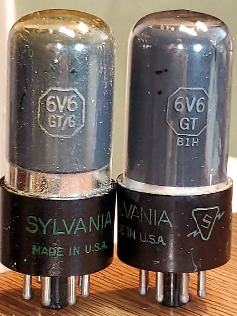 6V6GT Sylvania NOS matched pair MaxiMatcher2 (2)tube lot | Reverb
