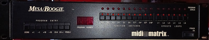 Mesa Boogie midi matrix rack années 80 | Reverb