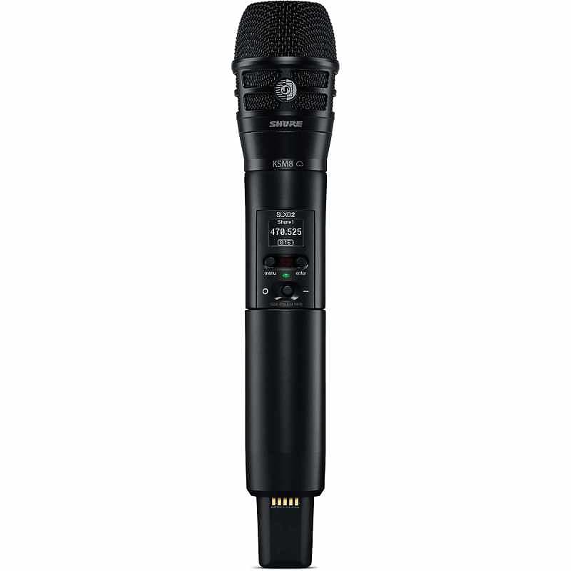 Shure SLXD2-K8B-H56 Emetteur main KSM8 noir - Bande H56 - | Reverb