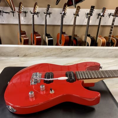 Samick SS 71 Double Cutaway Hot Rod Red | Reverb