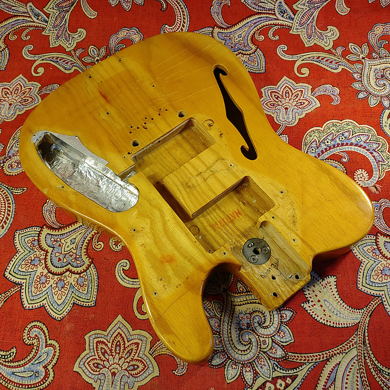 VINTAGE 1972 FENDER TELECASTER THINLINE BODY - FACTORY | Reverb