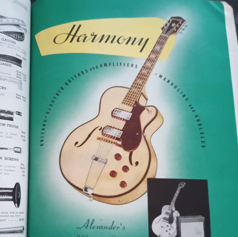 1954 Targ & Dinnner Harmony Stratotone Kay etc. catalog | Reverb