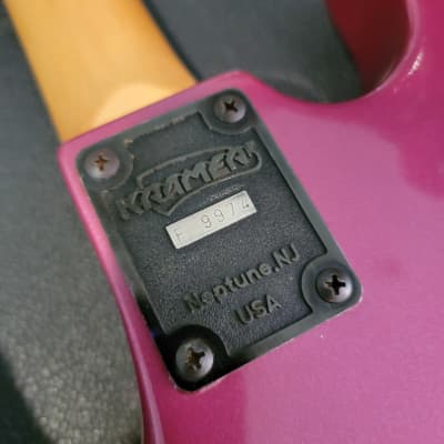 1988 Kramer Nightswan USA Electric Guitar Muted Pink W/OHSC | Reverb