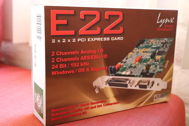 Lynx Studio E22 - PCIe Card Audio Interface | Reverb