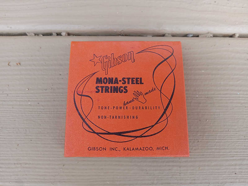 Vintage 1950's Gibson Mona-Steel String Box w/ Packets! Rare, | Reverb