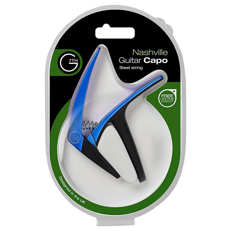 G7th Nashville Lightweight Spring-Loaded Steel String Capo | Reverb