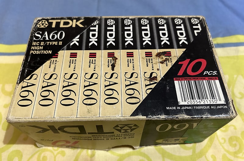 10 TDK SA 60 (Made in Japan) Cassette Tapes- | Reverb Australia