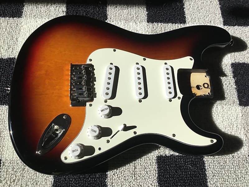 Fender Starcaster Stratocaster Loaded Body 2007 3 Tone Burst | Reverb