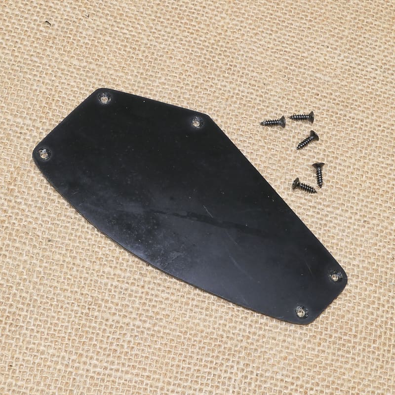 Control Cavity Cover Plate Black, 2012 Schecter Damien Elite | Reverb