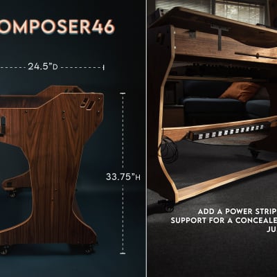 Munstre ‘Composer 46’ Studio Desk / Writing desk / Mid | Reverb