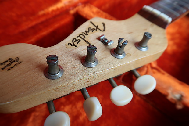 Fender Mandocaster / Mando Strat Tuners Kluson Single line | Reverb