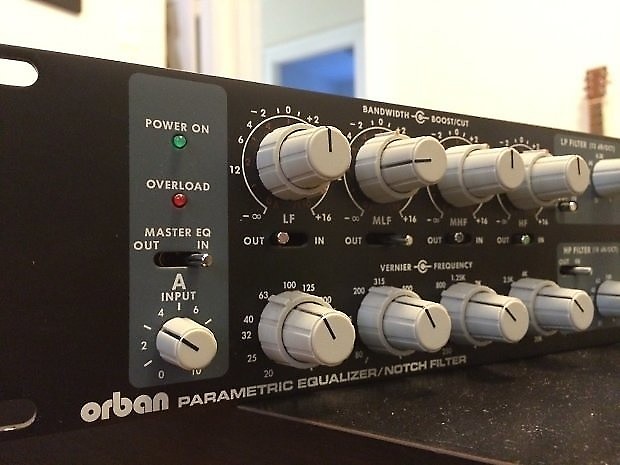 Orban 642B Parametric Equalizer / Notch Filter Stereo 4 Band | Reverb