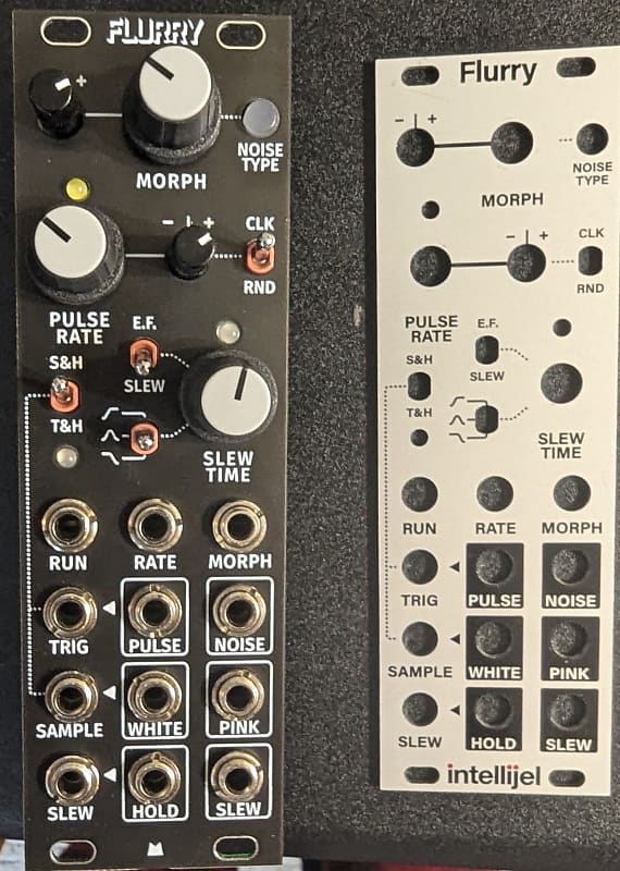 Intellijel Flurry - Mork Modular Black Panel + Original | Reverb