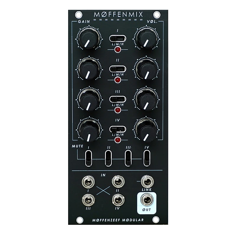 Moffenzeef Modular Moffenmix Quad Distortion Mixer Eurorack | Reverb