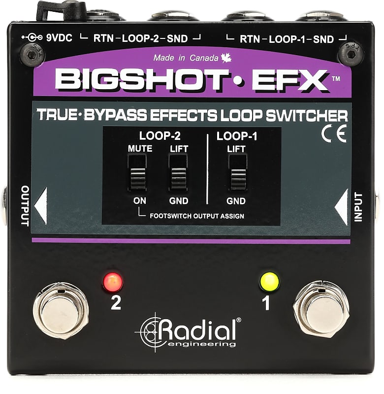 Radial BigShot EFX Effects Loop Switcher (5-pack) Bundle | Reverb