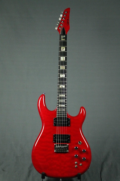 Carvin DC 300 in Trans Red with OHSC | Reverb