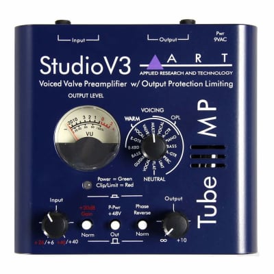 ART Tube MP Studio V3 Tube Microphone Preamp Bundle with Hosa | Reverb