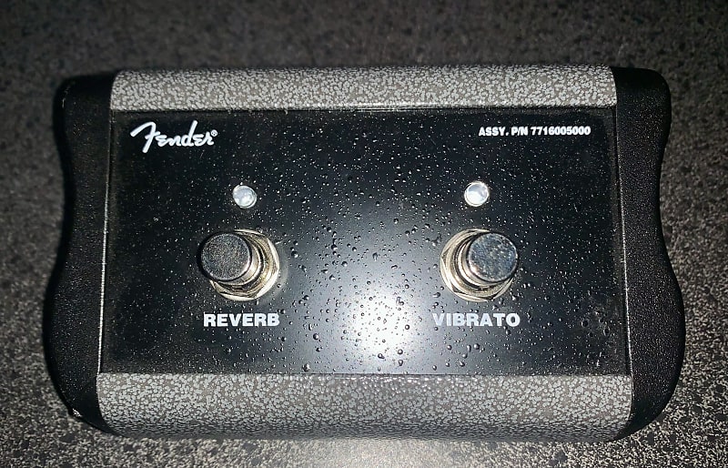 Fender Vibrato and reverb footswitch for guitar amp | Reverb