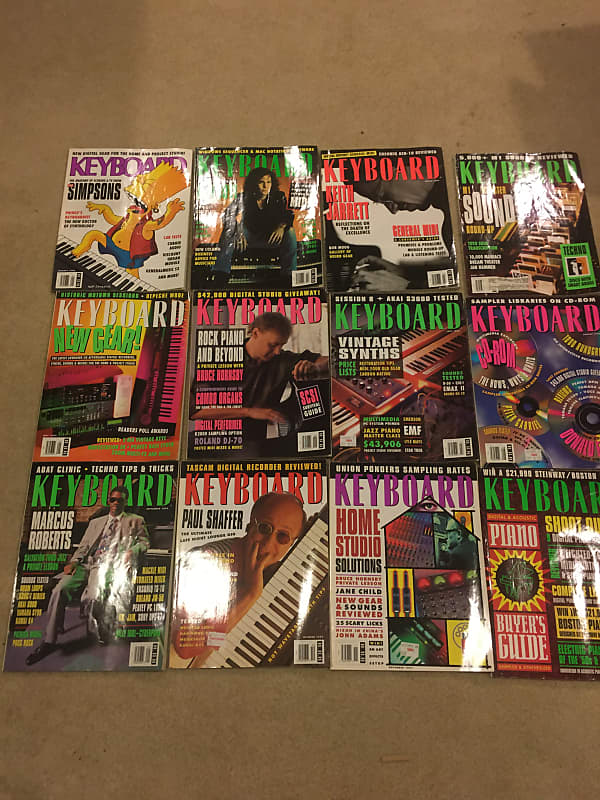 Keyboard Magazine 1993 - All 12 Issues; Jan-Dec. | Reverb