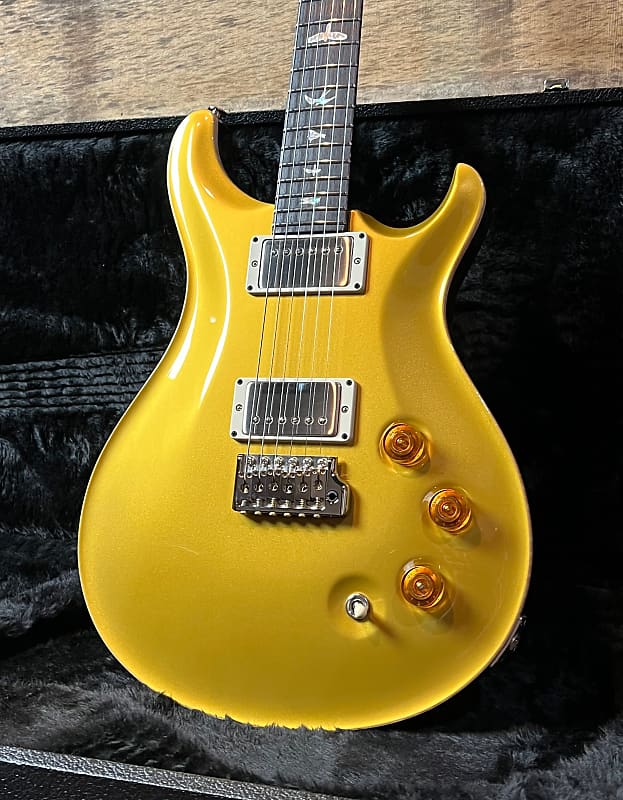 PRS DGT Electric Guitar with Bird Inlays - Gold Top | Reverb