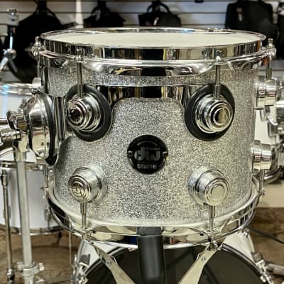 DW Collector's Series Silver Sparkle Rack Tom 8" x 10" | Reverb