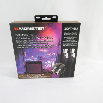 Monster Studio Pro SP1000M20 1000 Microphone Cable 20' - | Reverb